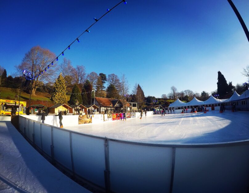 Tunbridge Wells at Christmas ~ Outdoor Ice Rink - jugglingonrollerskates