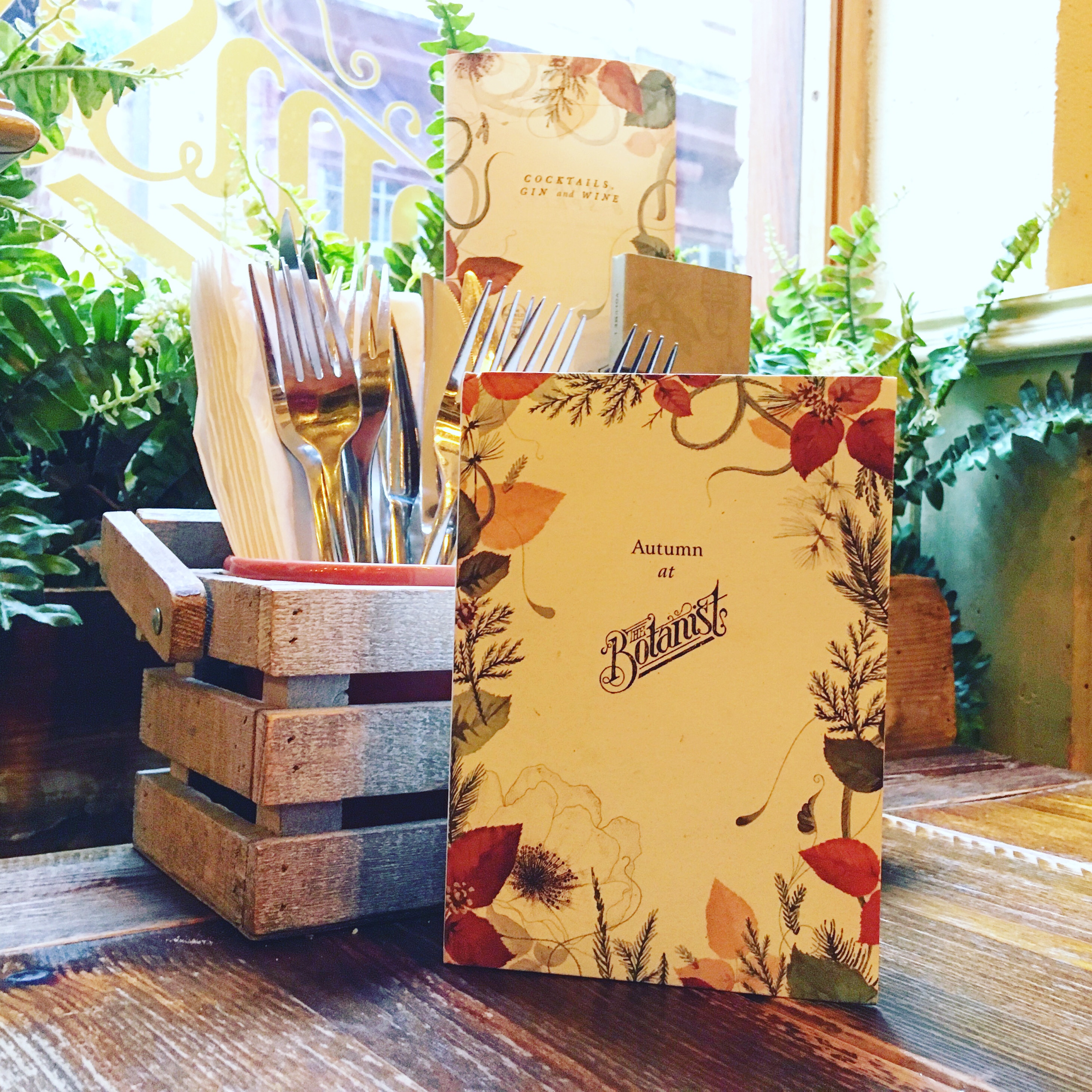 The Botanist : Autumn Menu Review - jugglingonrollerskates