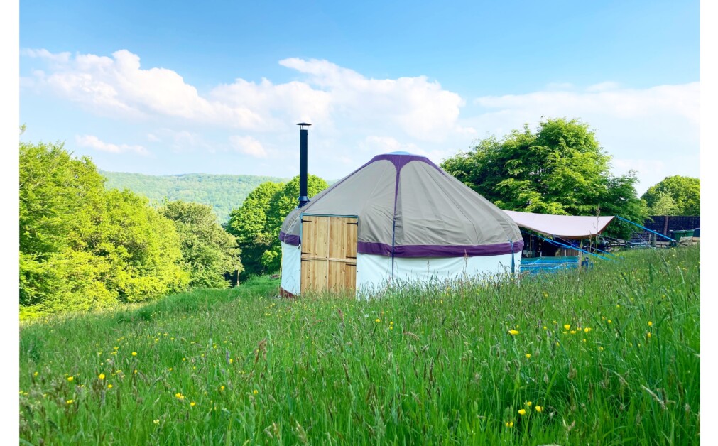 Our Yurt Stay at Hill Farm, Tintern - Eco Spa, Forest Bathing ...